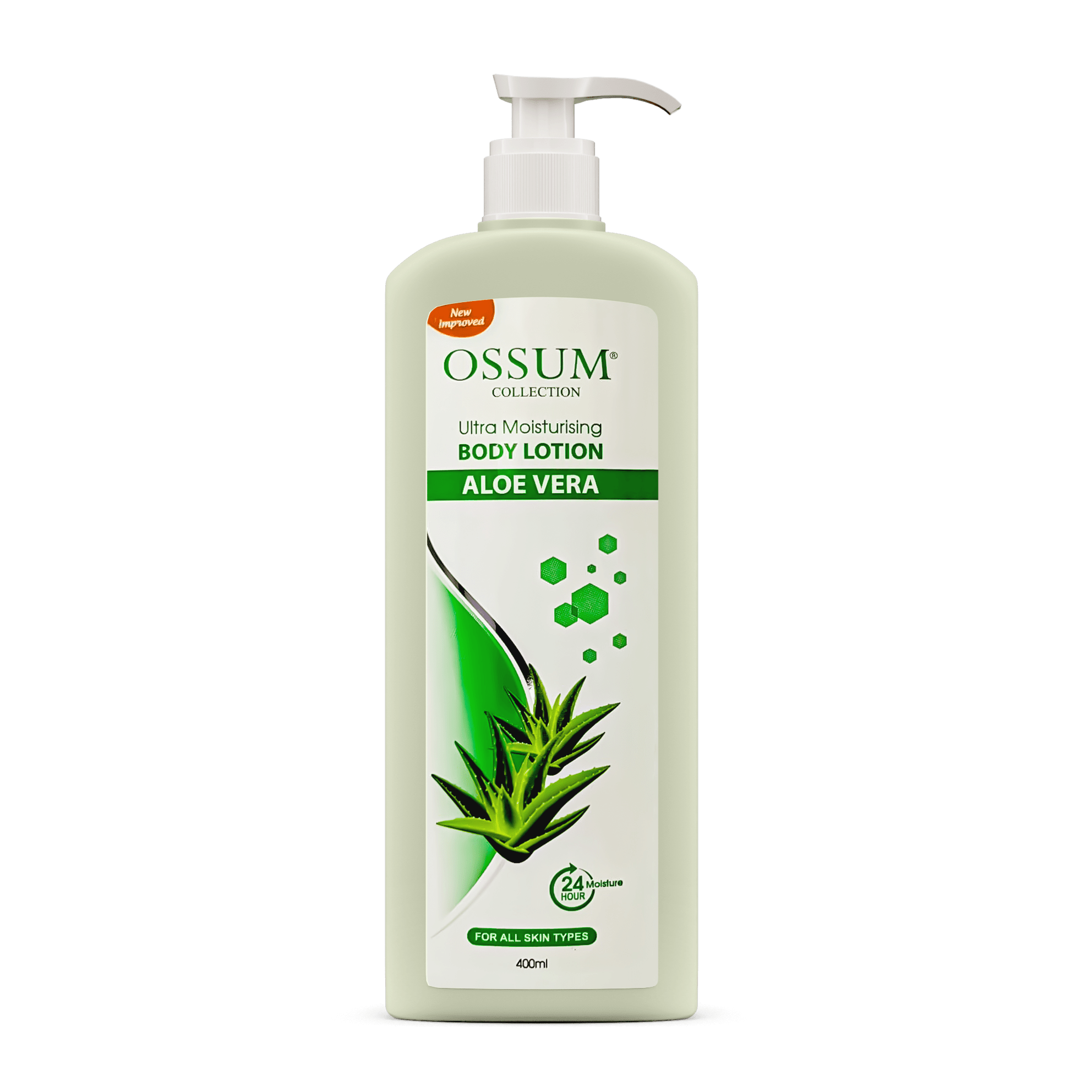 OSSUM Ultra Moisturizing Body Lotion 400ml - ALOE VERA – SabaShop.com