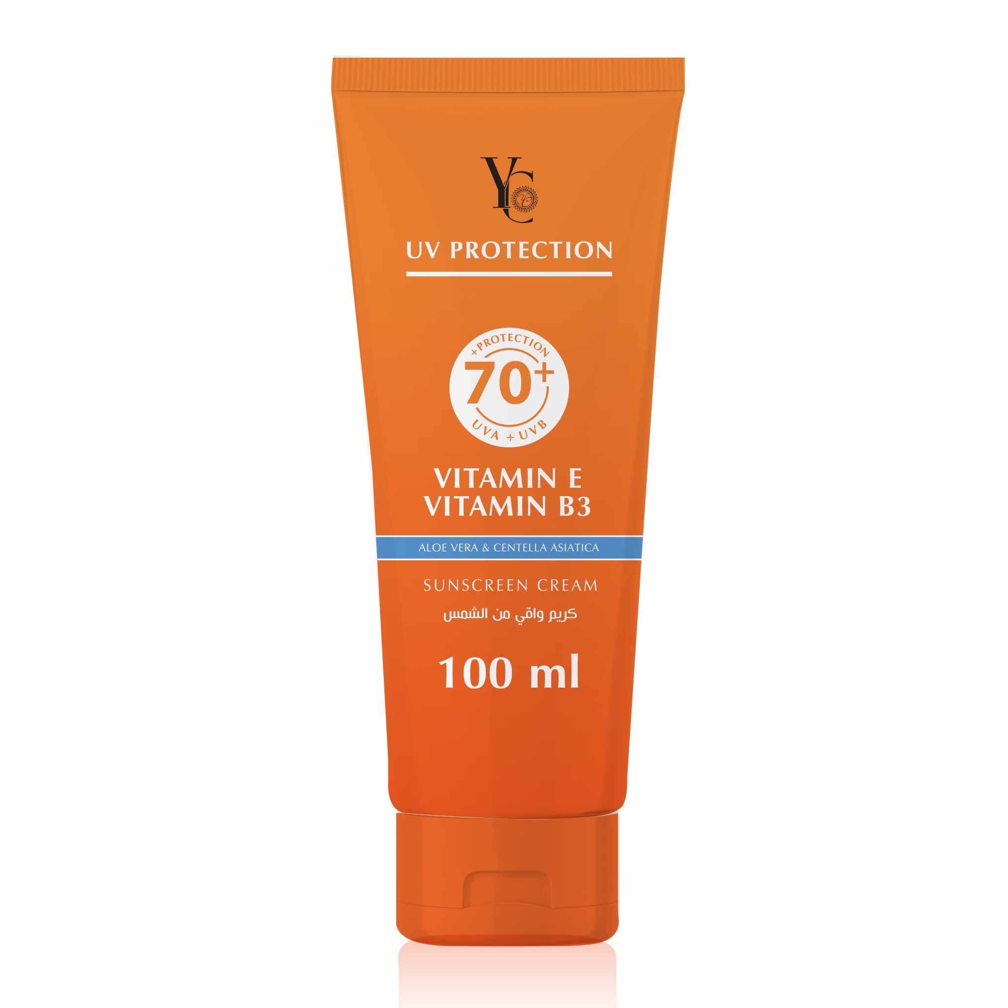 YC Sunscreen Cream 70+ UVA UVB - 100 ml – SabaShop.com