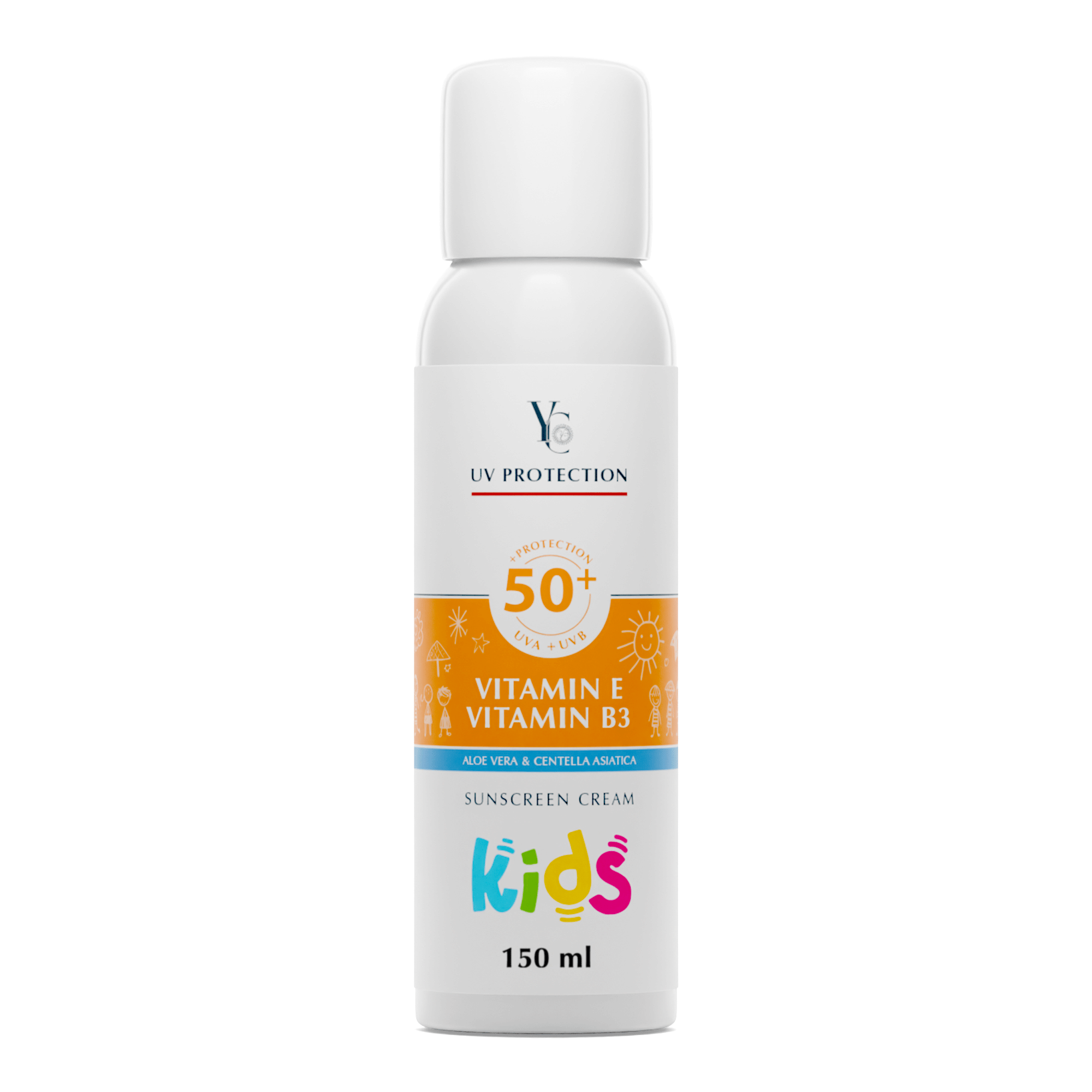 واي سي بخاخ الحماية من الشمس للصغار 50+ حماية من الأشعة فوق البنفسجية – SabaShop.com